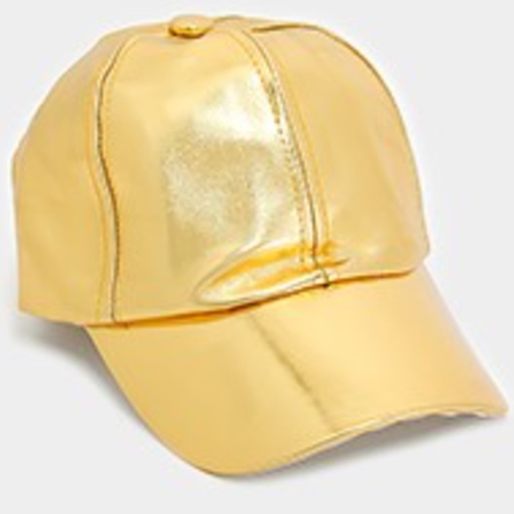 Accessories | Solid Faux Leather Baseball Cap | Poshmark